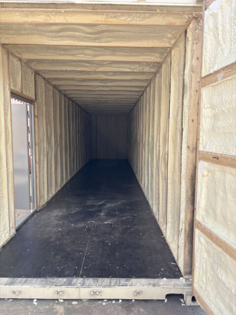 Sea Can Spray Foam Insulation in Leduc, AB • Northern Spray Solutions Inc